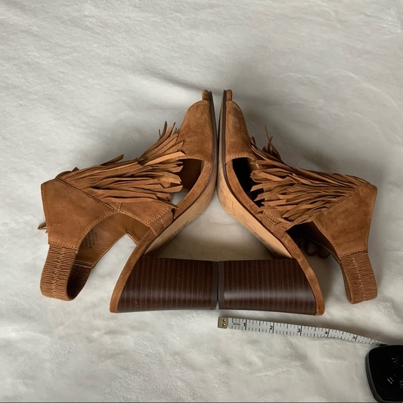 Sam Edelman | Shoes | Sam Edelman Elaine Suede Fringe Heeled Sandals ...
